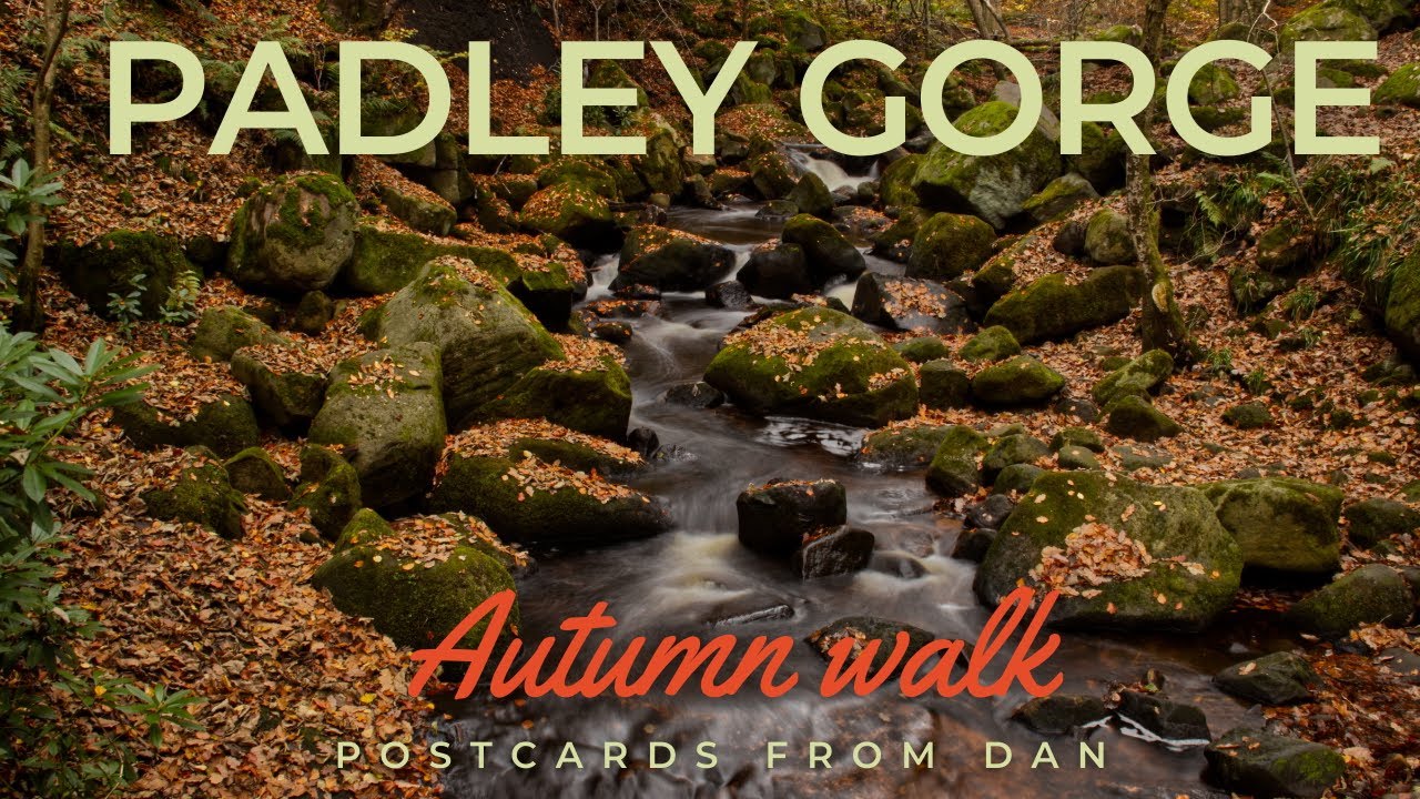 An autumn walk at Padley Gorge in the Peak District