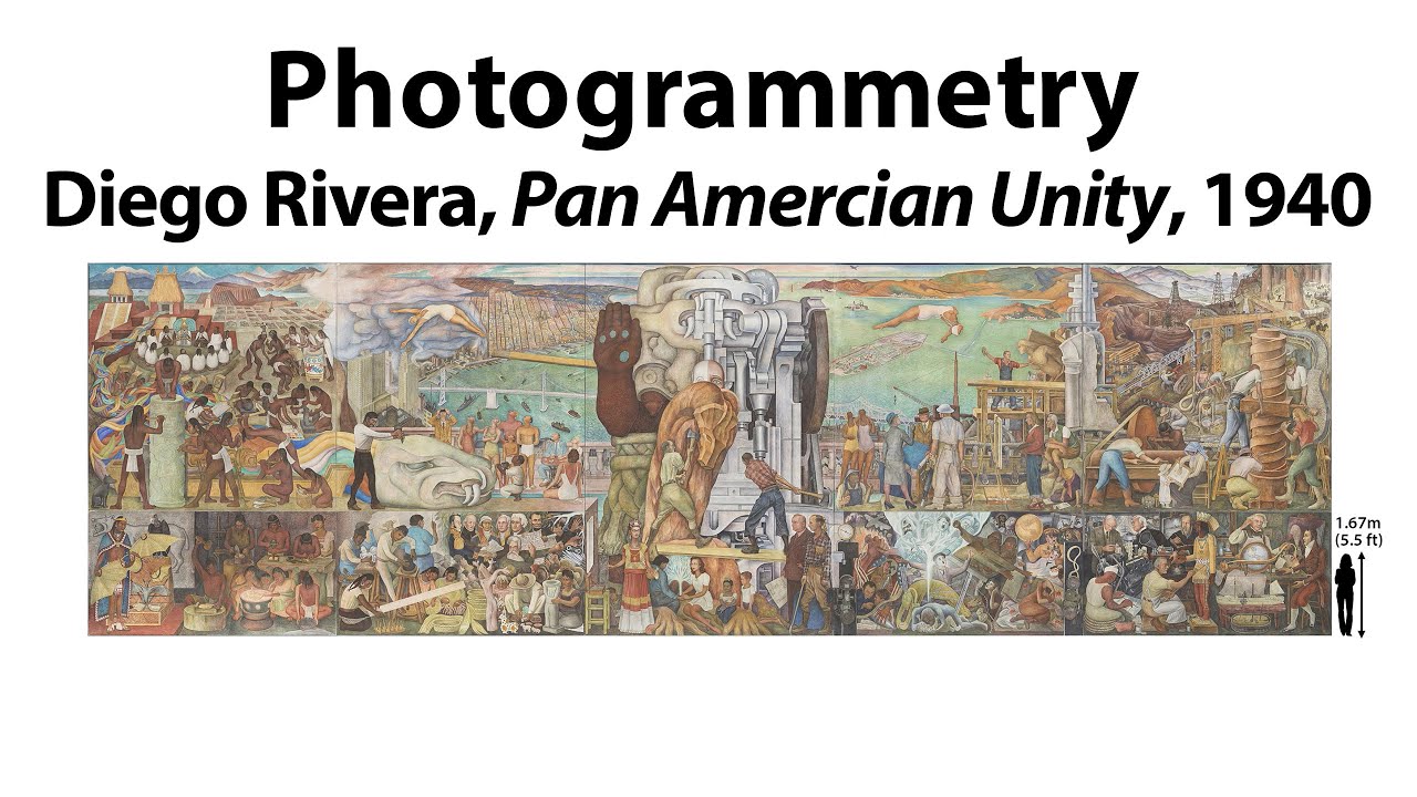 Photogrammetry - Diego Rivera: fresco, giornata and pentimento