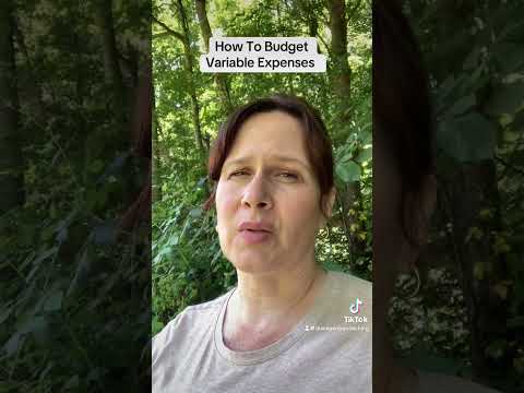 Budget Variable expenses