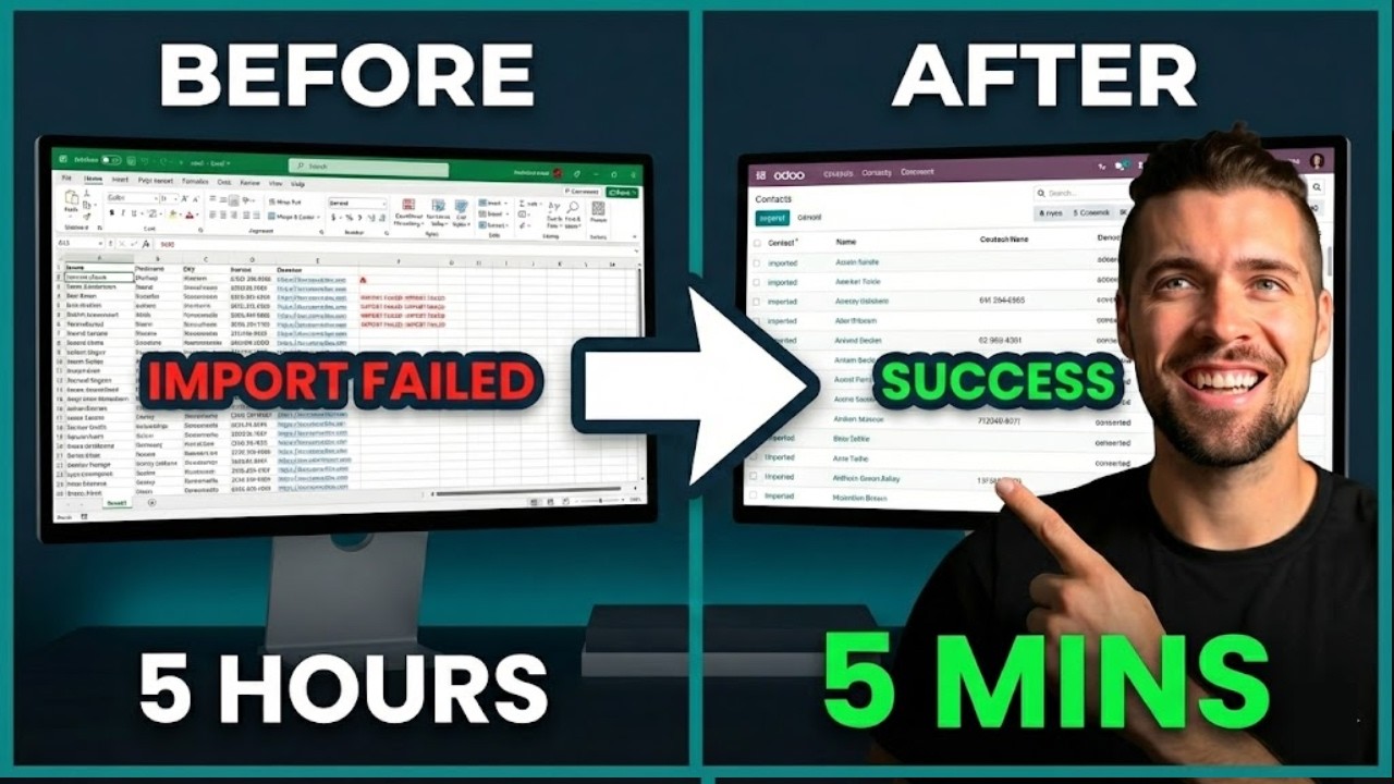 Save Hours Importing Contacts in Odoo