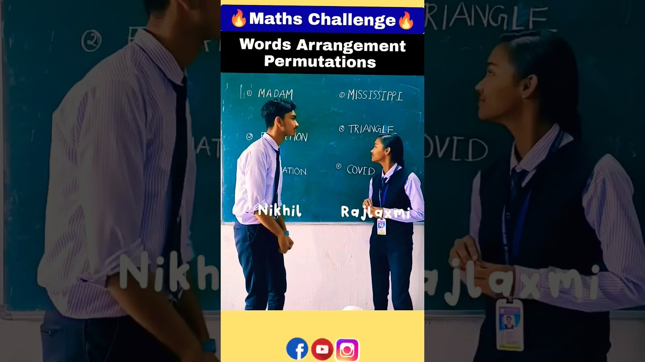 Permutation and Combinations Shortcut Trick | Class 11 Maths #shorts #youtubeshorts #trending #fun