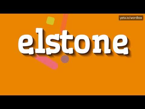 ELSTONE - How to pronounce Elstone?