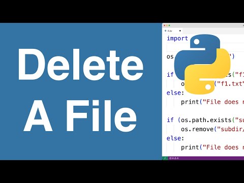 Delete A File | Python Tutorial