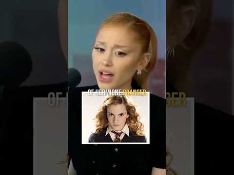 Ariana Grandeβs impression of Hermoine Granger π #shorts #arianagrande #harrypotter