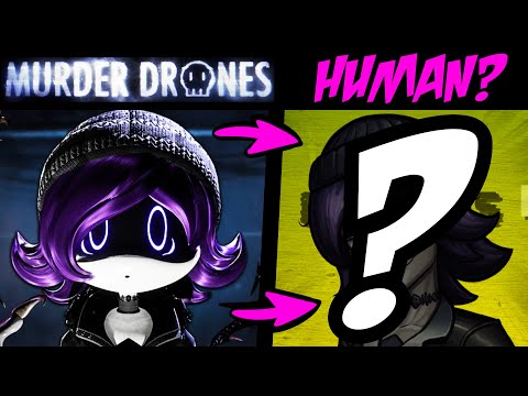 What if MURDER DRONES UZI Was a HUMAN?! (Speedpaint)