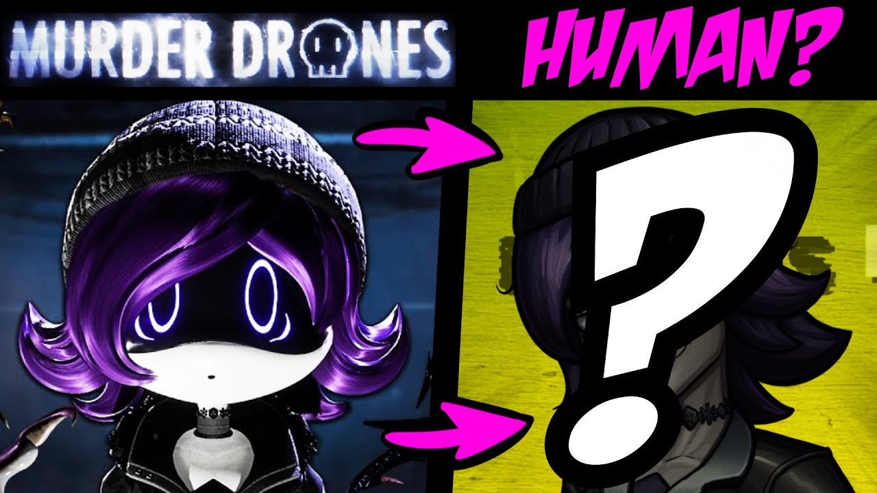 What if MURDER DRONES UZI Was a HUMAN?! (Speedpaint)