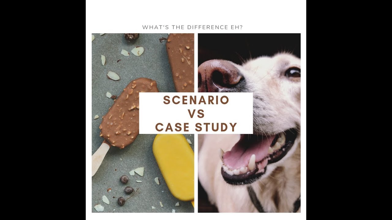 Case Studies VS Scenarios? Why does it matter?