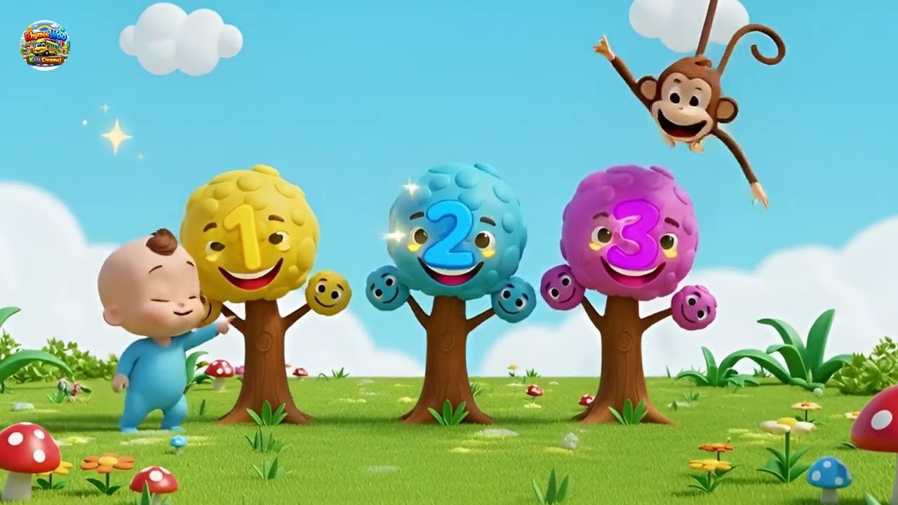 Magical Count Monkey 🐒 | Fun Counting & Learning for Toddlers | Kids Educational Video Age 1-4