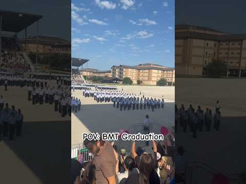 We flew to San Antonio for the BMT graduation in Lackland AFB
