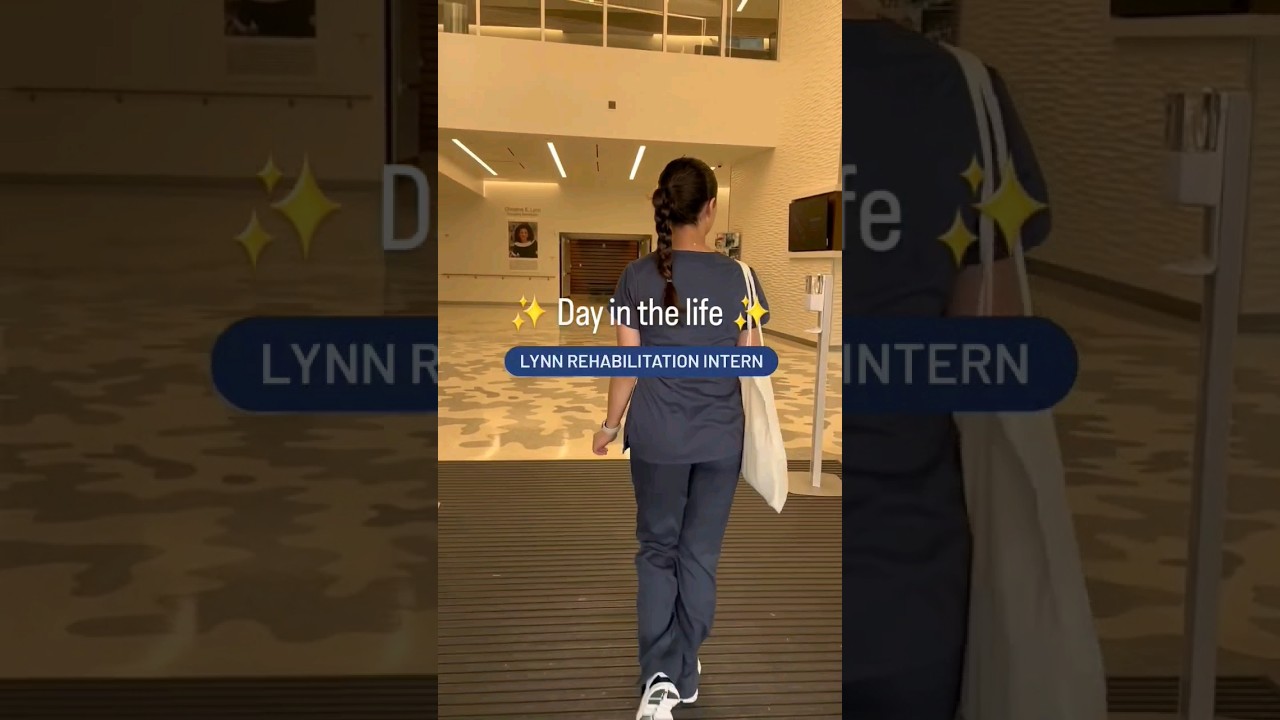 Day in the life of a Lynn Rehabilitation Center intern!✨️  #shorts #nationalinternday #internship
