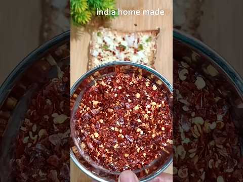 How to make Red Chilli Flakes | Easy HomeMade Chilli Flakes Recipe | Chilli Flakes Recipe |