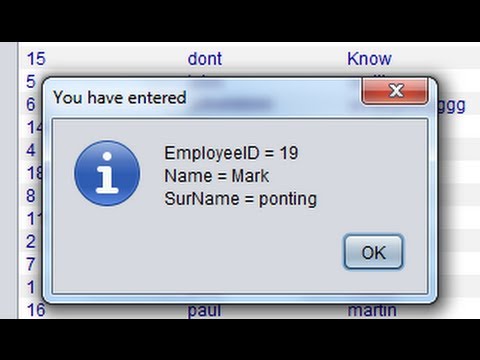 Learn Java prog 125 JOptionPane Other ways of Using JOptionPane for ...