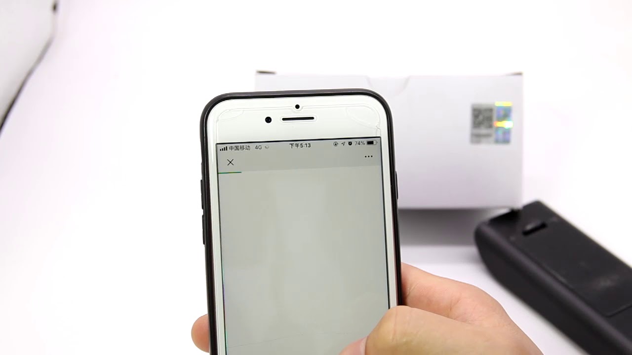 One time used qr code hologram sticker with serial number
