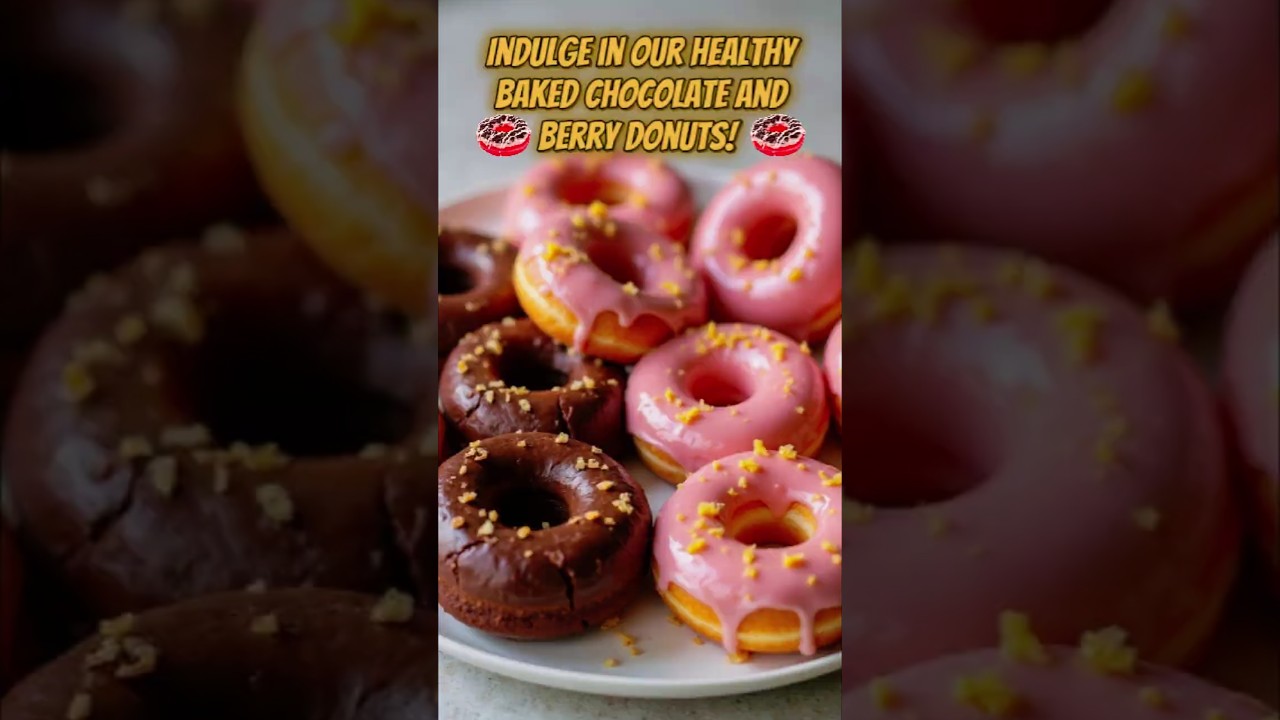 Baked Donuts: A Healthier Way to Satisfy Your Sweet Tooth!