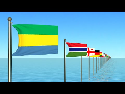 π All 228 Countries of the World with Flags π©