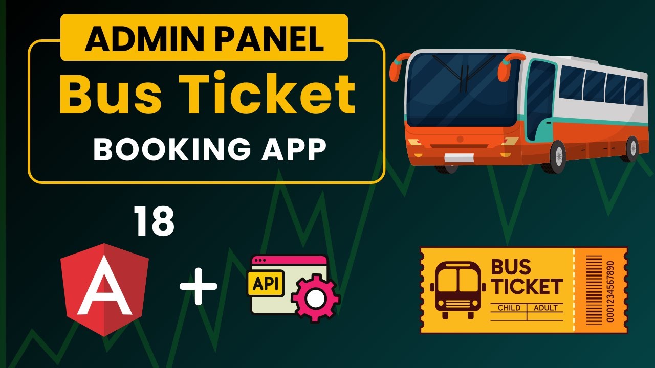 Bus Ticket Booking Admin Panel Angular 18 | Angular 18 Projects