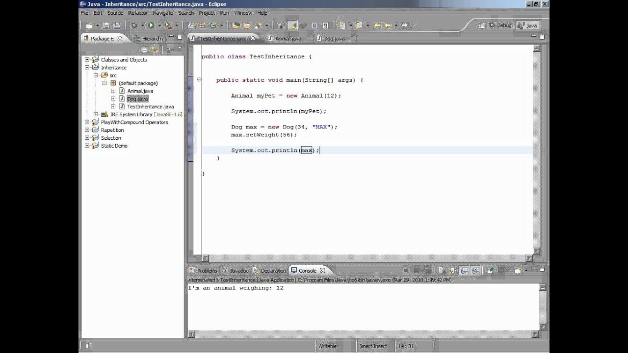 Java 16 Inheritance IS A