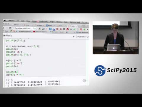 Learn Software Carpentry 2 Day Scientific Python Course Part 2 of 4 | SciPy 2015 Tutorial ...