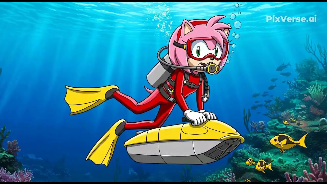 Amy Rose Scuba AI #7 
