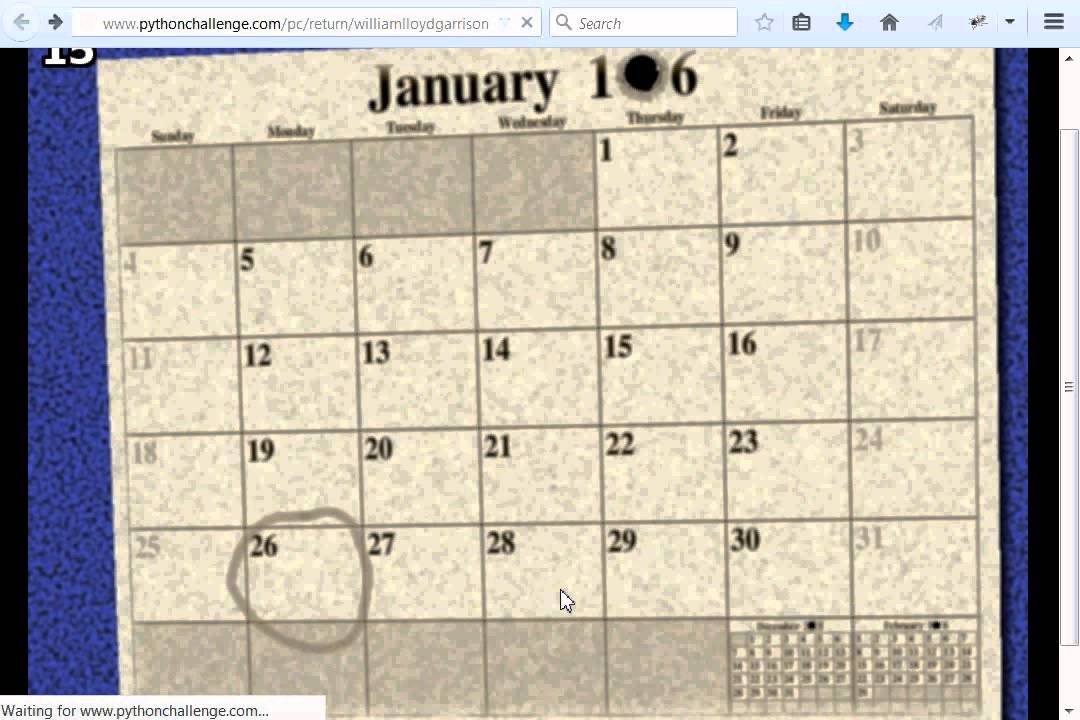 Python Challenge! 15 
