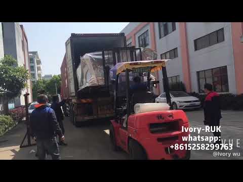 RUK load container for automatic flatbed cutting plotter machine