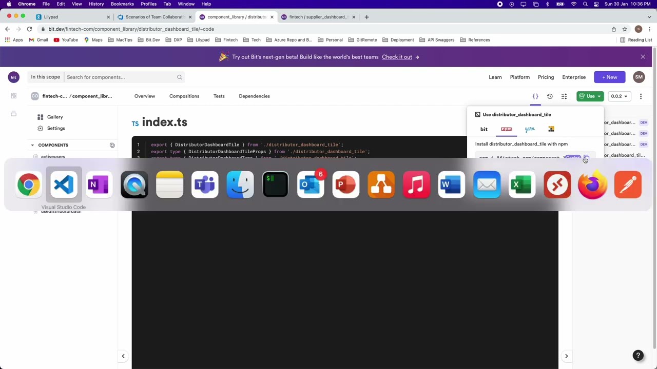 Bit.Dev Install & Use Components