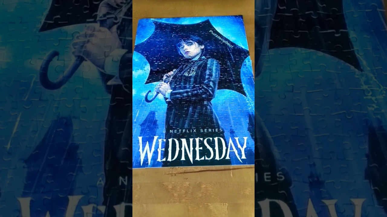 Wednesday Addams Jigsaw Puzzle Challenge #wednesdayaddams
