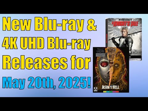 New Blu-ray & 4K UHD Blu-ray Releases for May 20th, 2025!