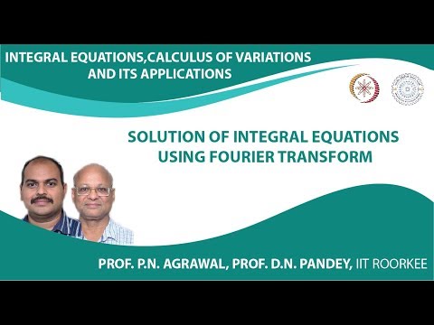 Solution of integral equations using Fourier transform Video Lecture - Mathematics for IIT JAM ...