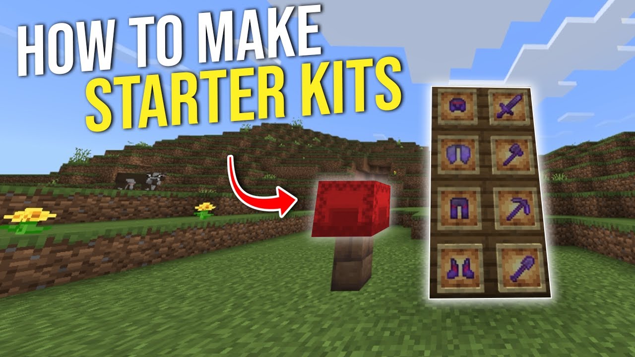 How to Make Starter Kits in Minecraft *Bedrock*
