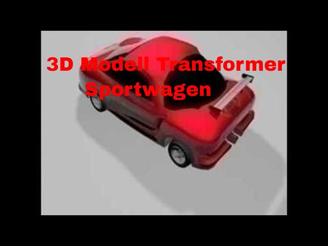 Transformer Sport Car 3D Model - FlatPyramid