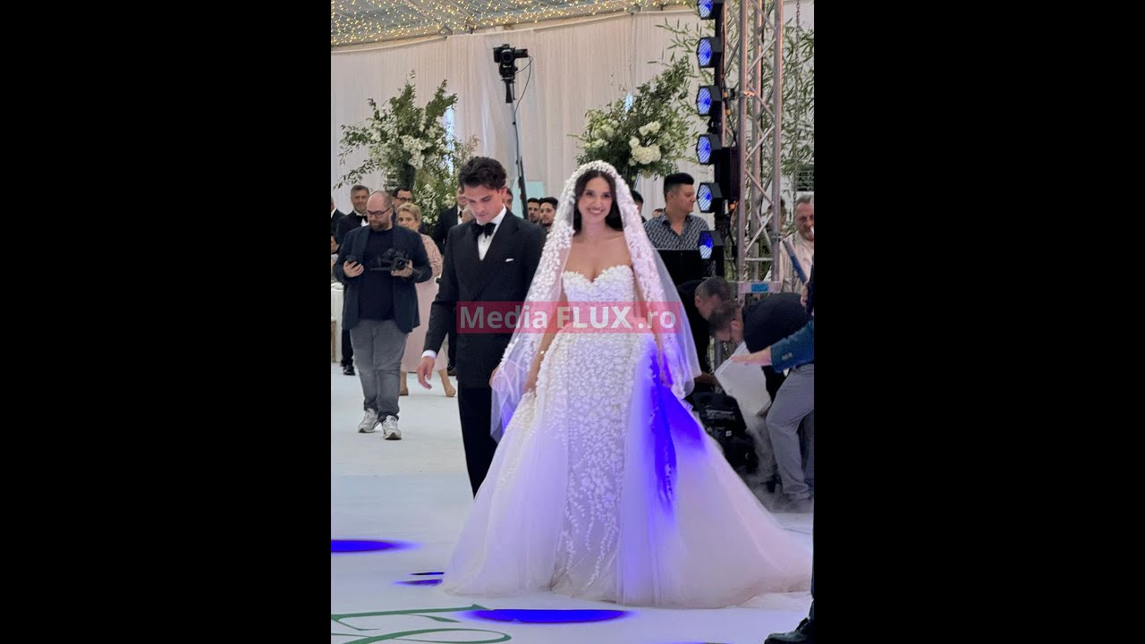 EXCLUSIV Imagini inedite de la nunta anului în România, dintre Ianis ...