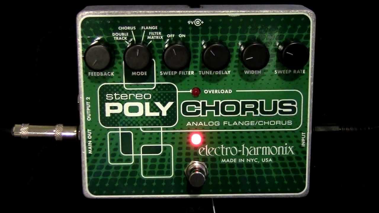 Electro-Harmonix Stereo Polychorus педаль хорус купить в Москве в ...