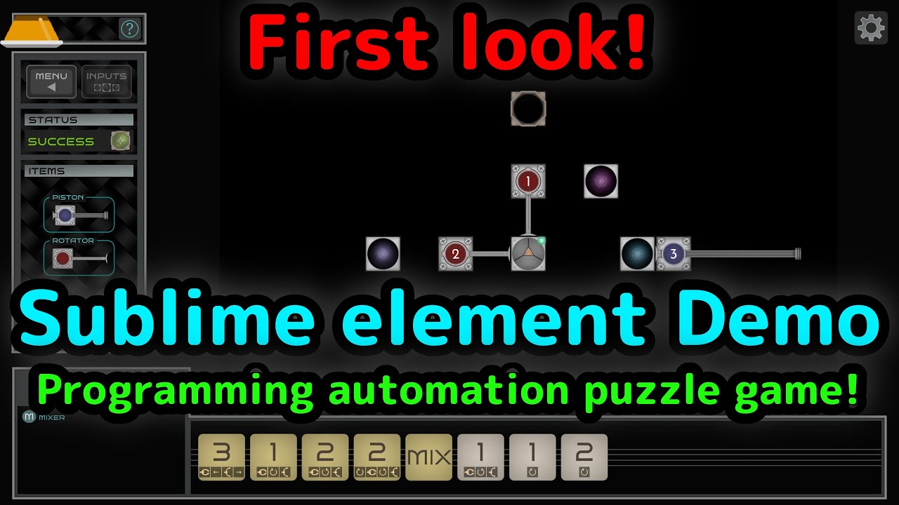 Mix'em'up puzzler! | First-Look: Sublime Element Demo