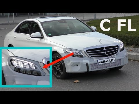 Mercedes C-Class Facelift Finally Shows Interesting LED Headlights ...