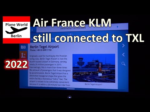 Air France KLM still connected to Berlin Tegel Airport TXL in 2022