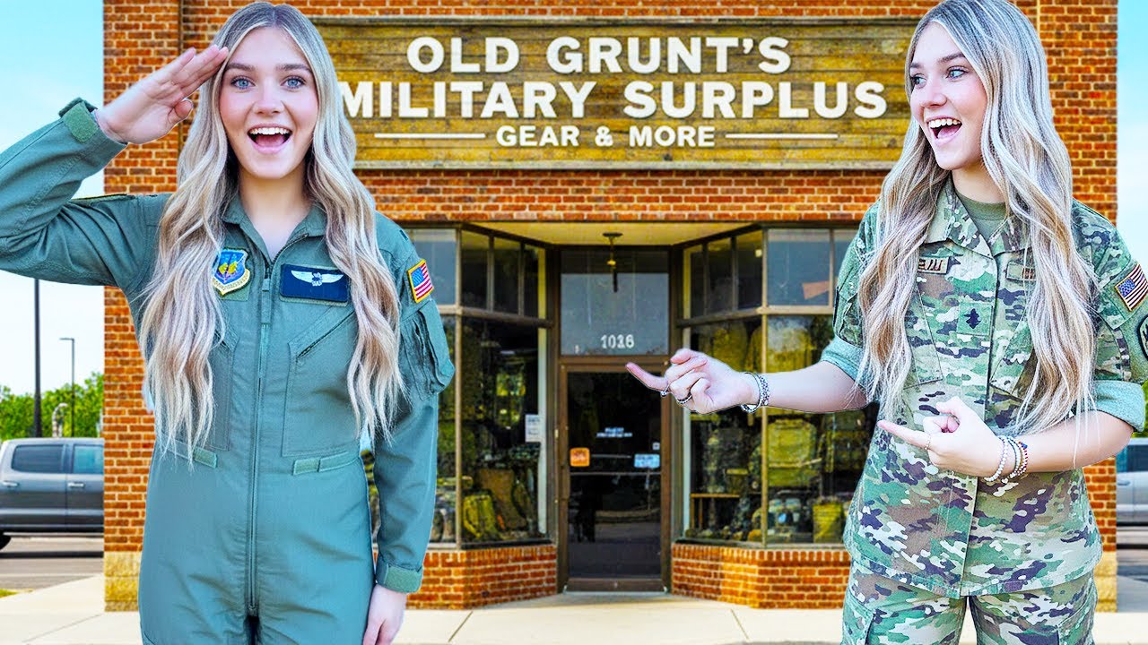 I took them to a MILITARY Surplus Store! They FREAKED out!