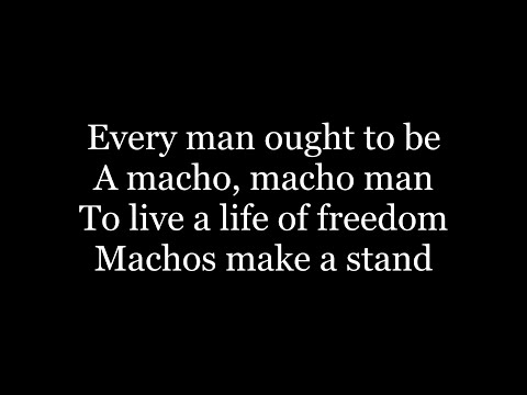 Village People - Macho Man ( lyrics )