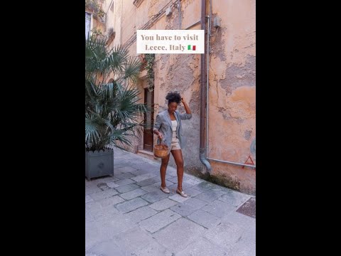 Visiting a beautiful old Italian town -Lecce. #shorts #giveityourbestshort