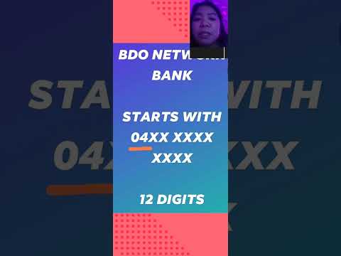 bdo unibank at bdo network bank peso/dollar account Pano malalaman