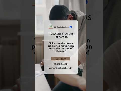 Packers Movers Trichy | Hi Tech Packers | #funny #moverspackers #householdshifting #realestate