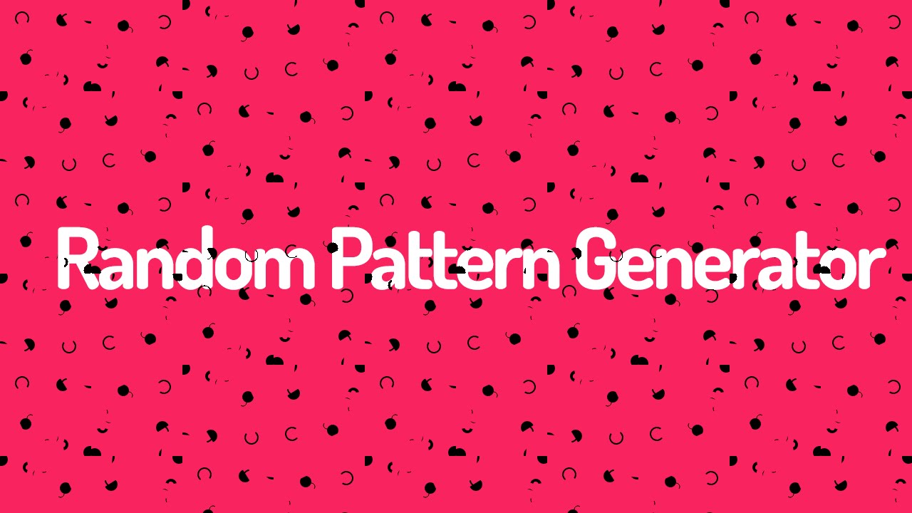 Random Background Pattern Generator