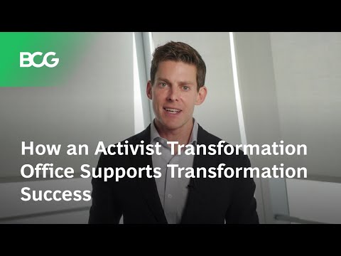 How an Activist Transformation Office Supports Transformation Success