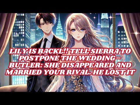 LILY IS BACKl!! TELL SIERRA TO POSTPONE THE WEDDING– I DISAPPEARED AND MARRIED HIS RIVAL. HE LOST IT