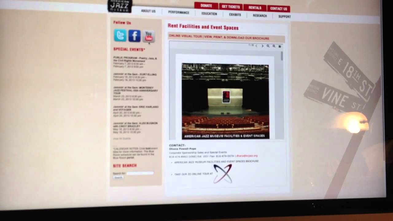 American Jazz Museum New Website