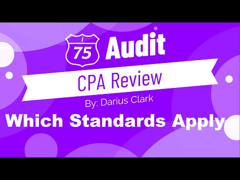 2024 AICPA Audit Exam-Which standards apply to which engagements- By Darius Clark-i-75 CPA Review
