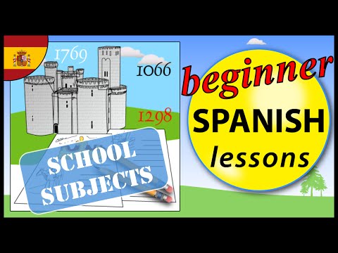 School subjects in Spanish | Beginner Spanish Lessons for Children