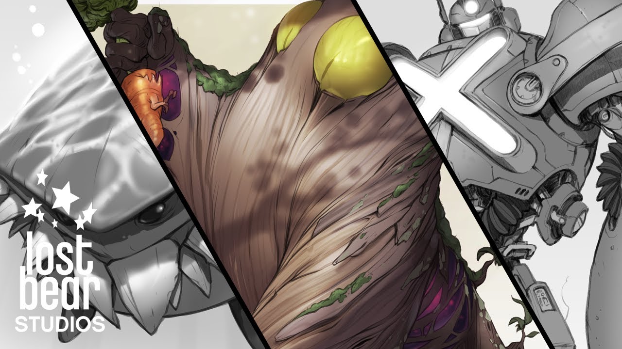 Character Design Time-lapse Montage 1