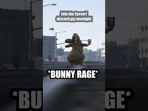 Slightly Upset Rabbit in GTA 5 #shorts #gta5rp #gtaroleplay