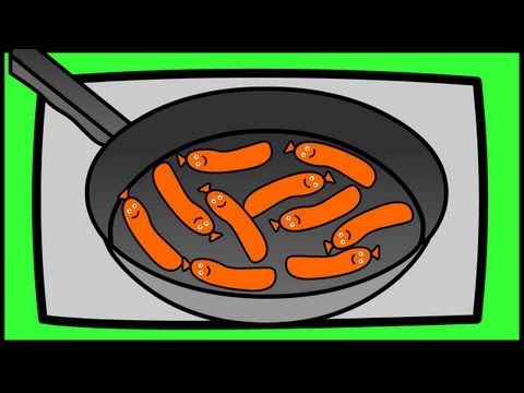 Ten Fat Sausages Sizzling in a Pan - Nursery Rhymes